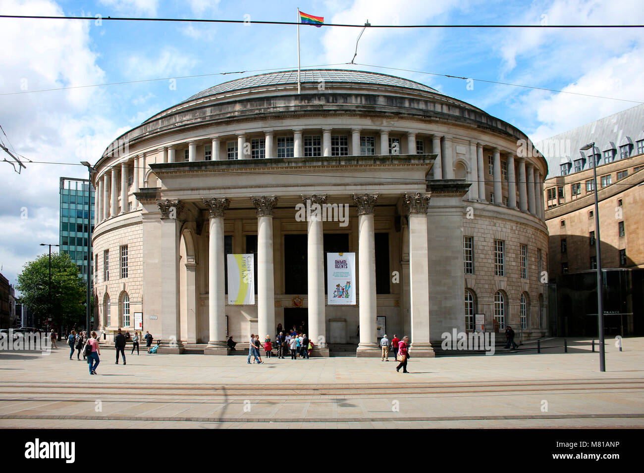 Manchester Central Library, Manchester, England Stock Photo - Alamy