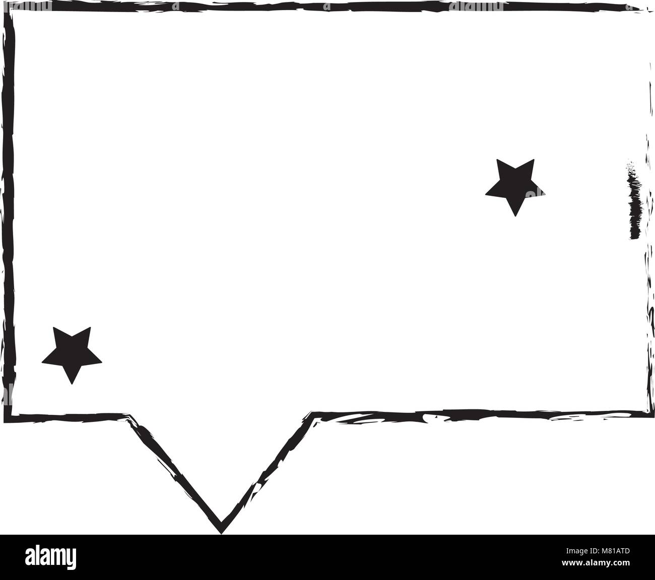 grunge chat bubble text notes icons Stock Vector Image & Art - Alamy