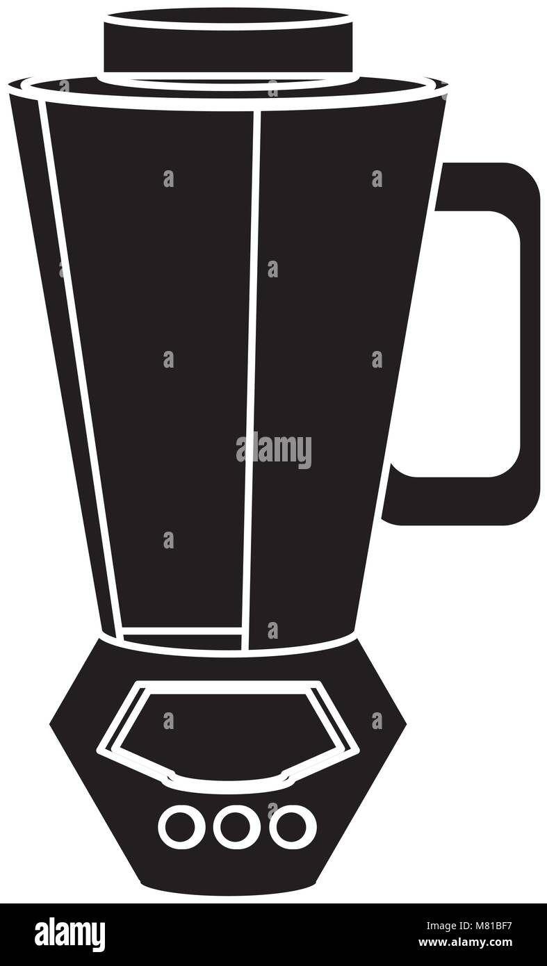 blender icon over white background, vector illustration Stock Vector ...