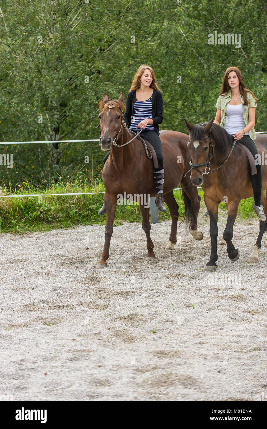 Horse riding 4 Stock Photo - Alamy