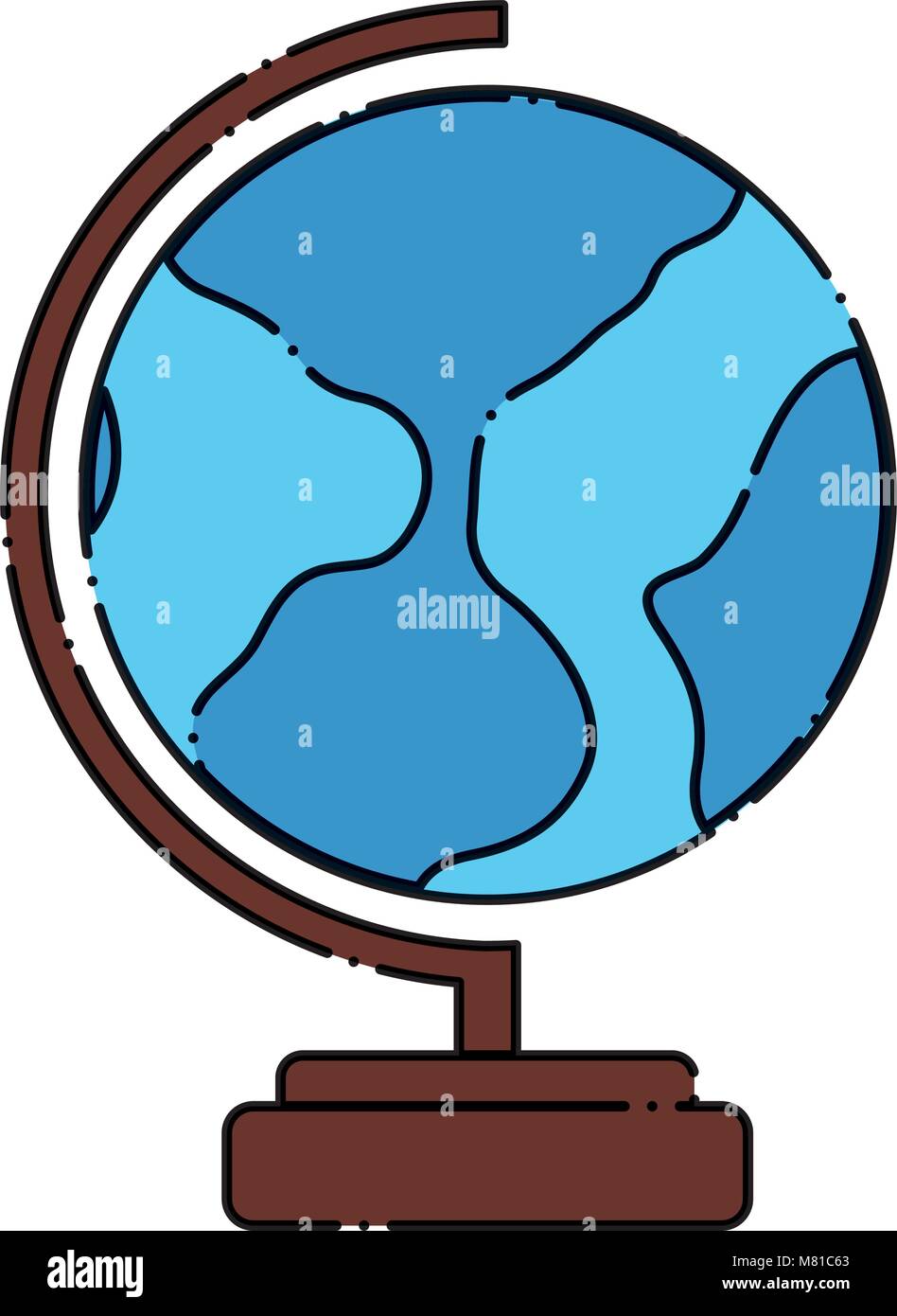 geography tool icon over white background, colorful design. vector ...