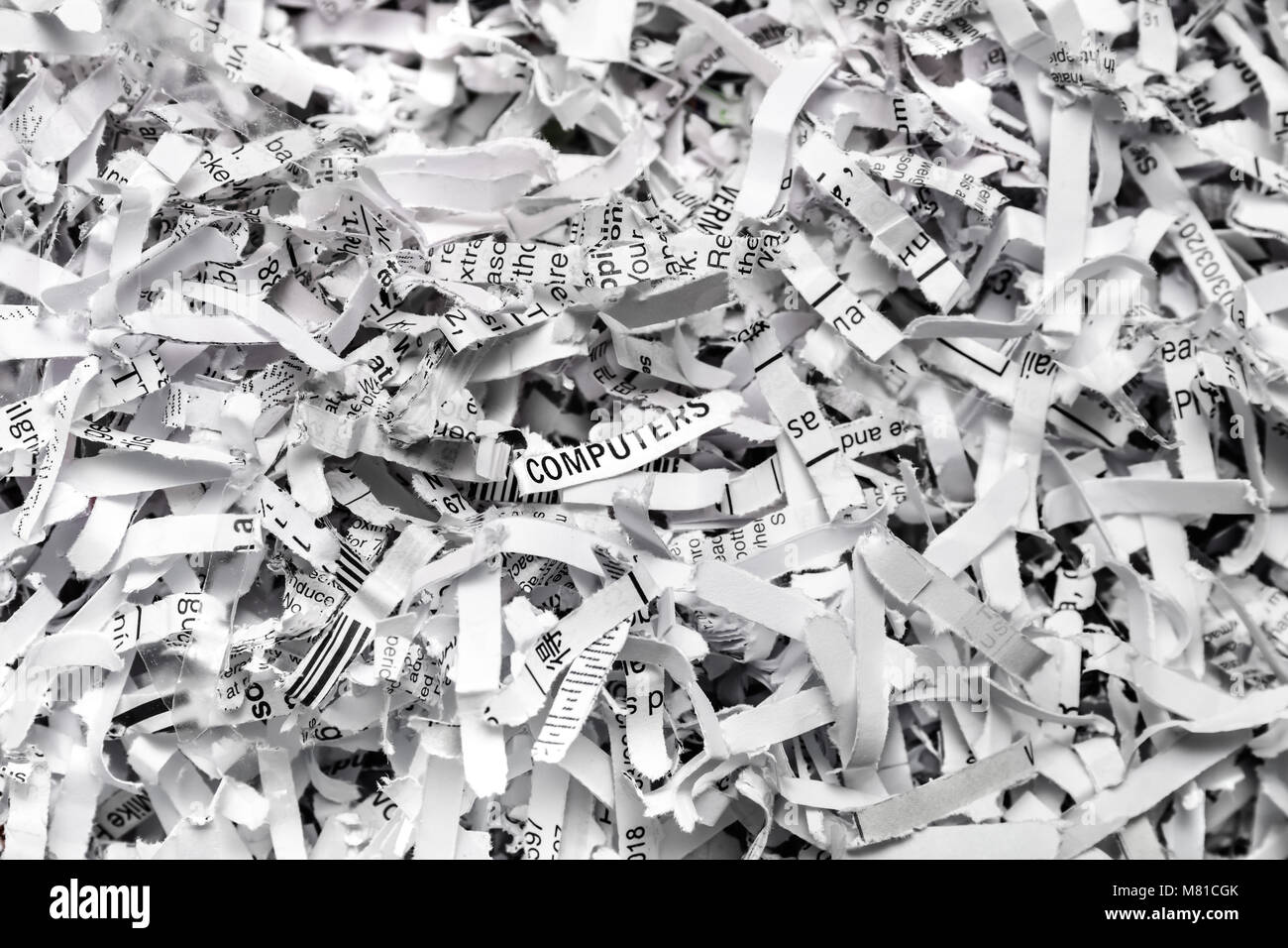 Pile of shredded paper hi-res stock photography and images - Alamy