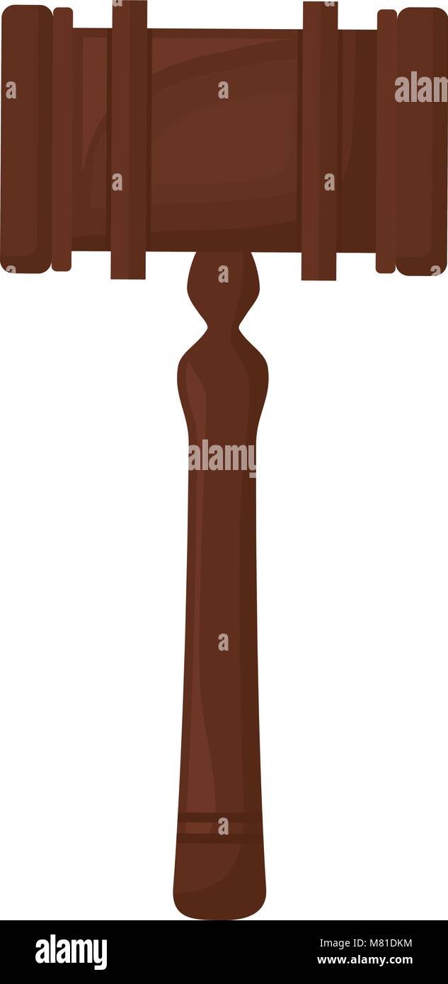 Law hammer icon over white background, vector illustration Stock Vector ...