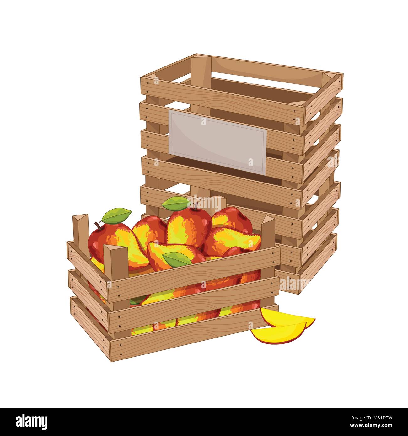 Mango box hi-res stock photography and images - Alamy