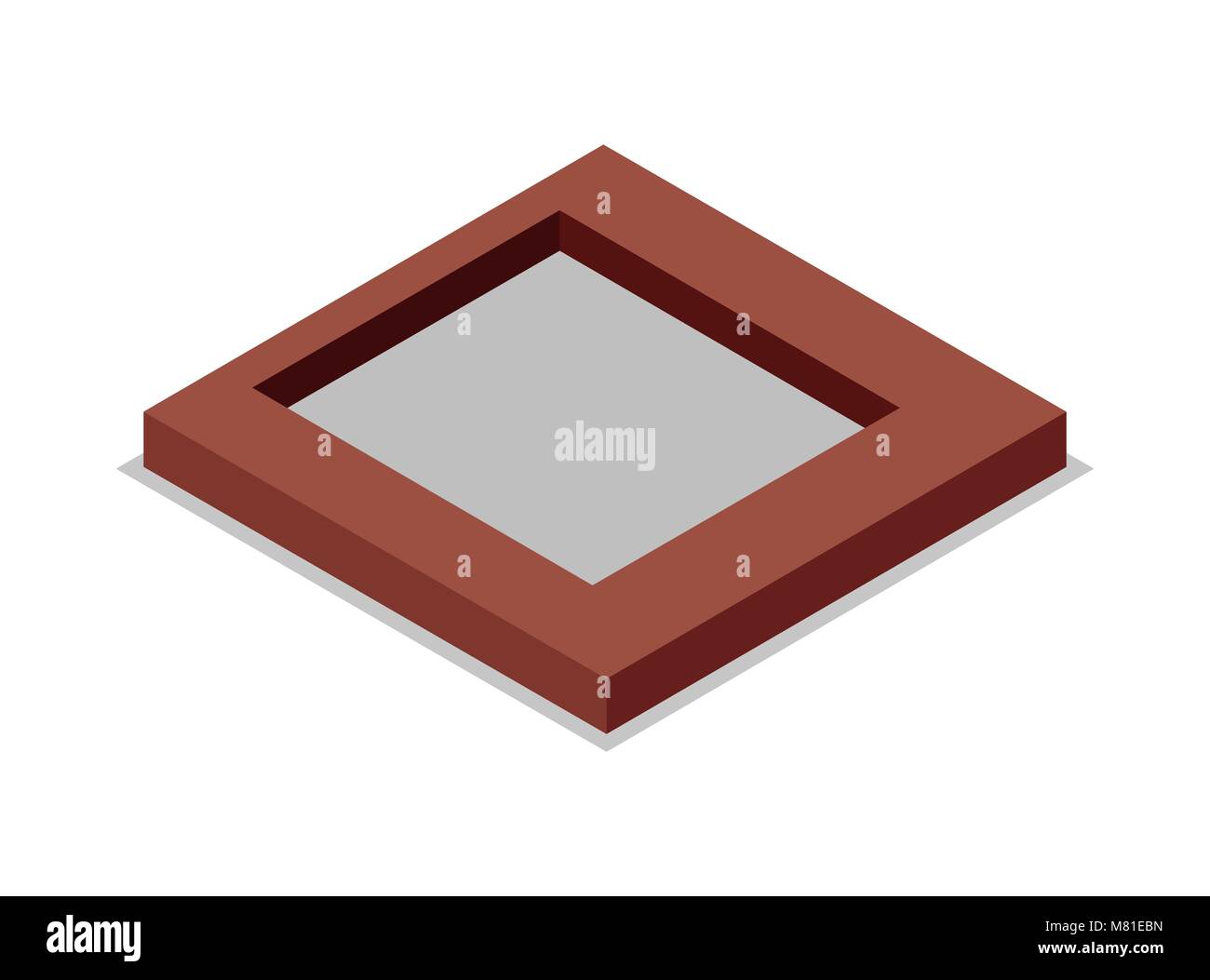 Isometric building construction process Cut Out Stock Images & Pictures ...