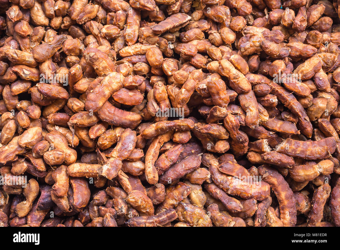 Top view tamarind peel for texture and food background Stock Photo - Alamy