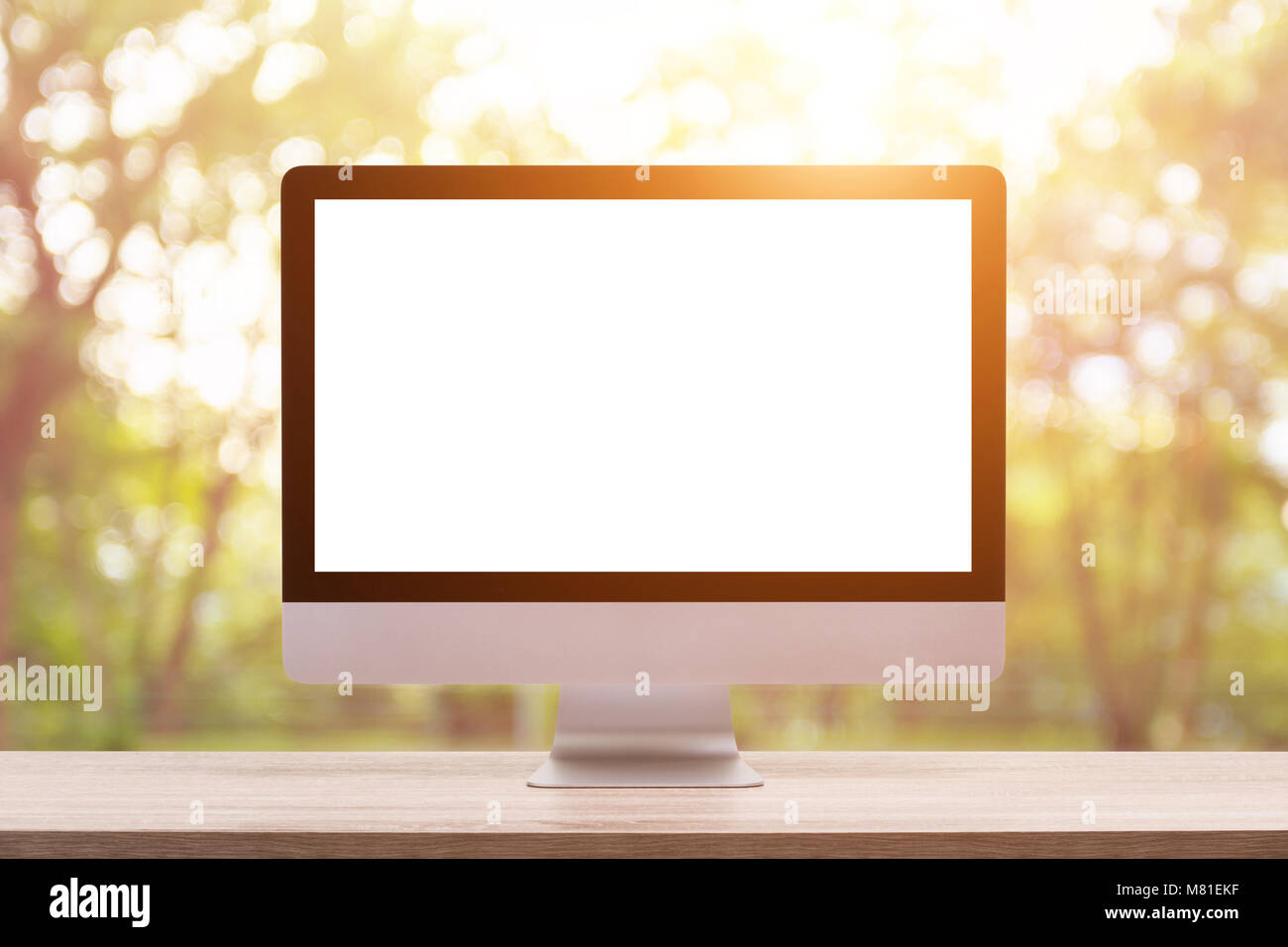 Abstract office computer blur background hi-res stock photography and ...