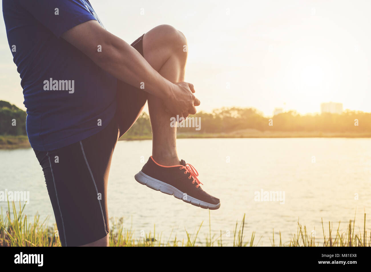 Runner start morning workout hi-res stock photography and images - Alamy