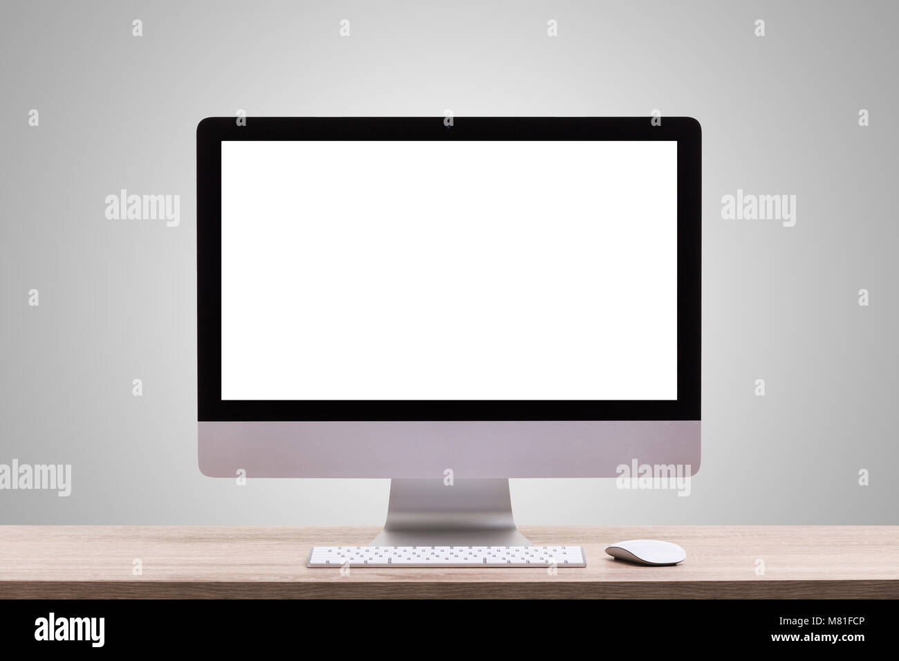 Blank desktop computer modern hi-res stock photography and images - Alamy