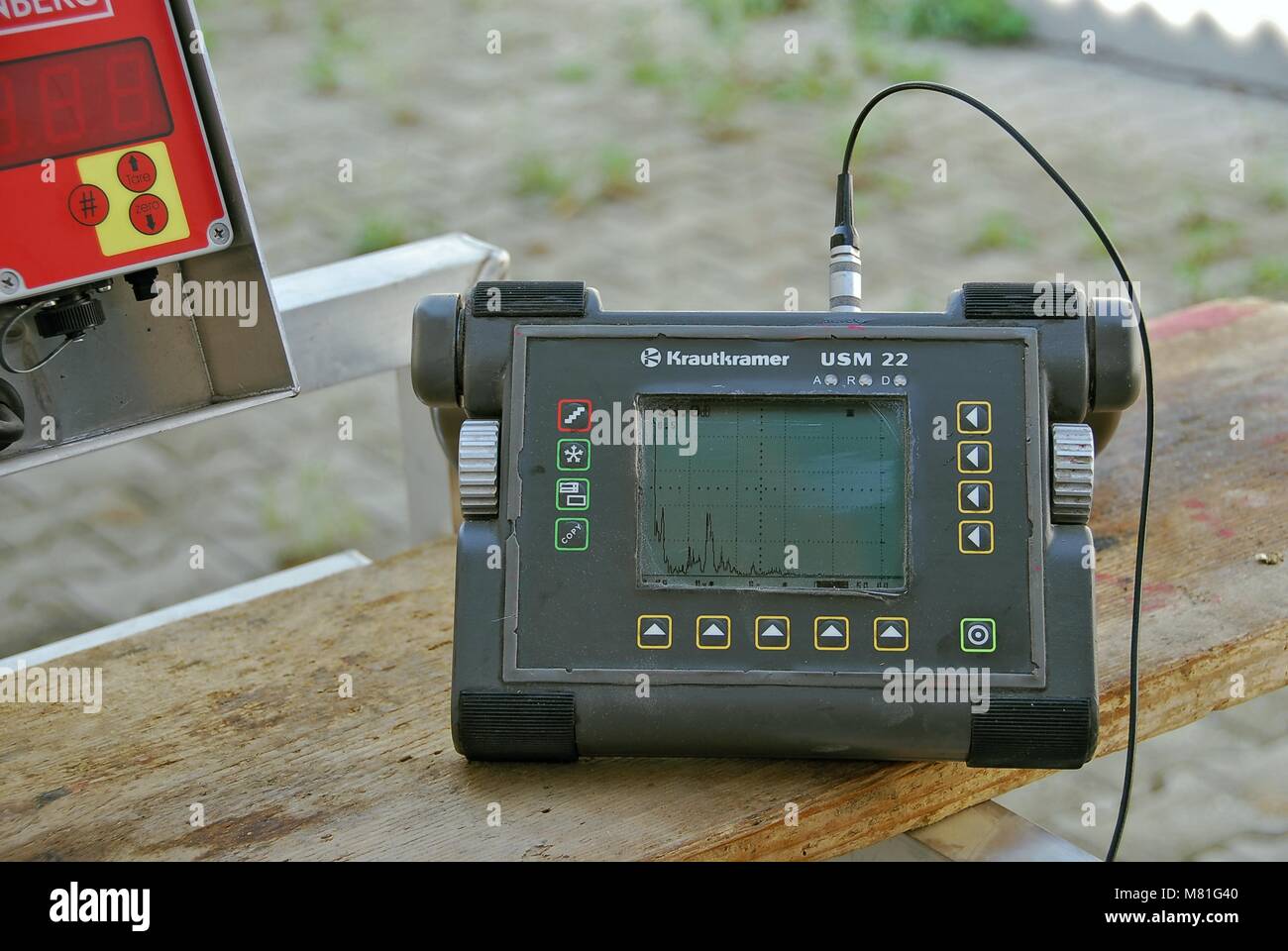 ultrasonic fat meter 1 Stock Photo - Alamy