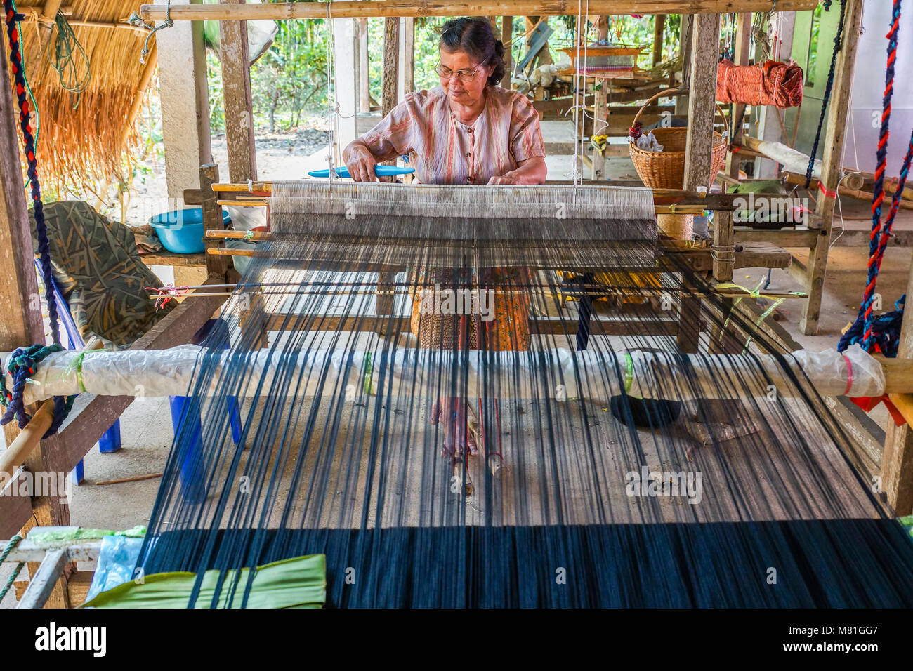 Weaving Cotton High Resolution Stock Photography and Images - Alamy
