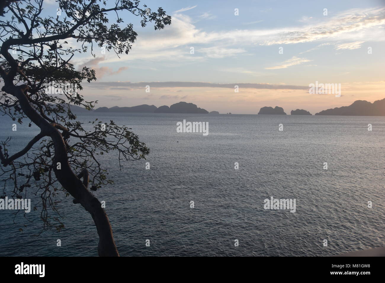 Seven Commando Beach in El nido, Palawan, Philippines Stock Photo - Alamy