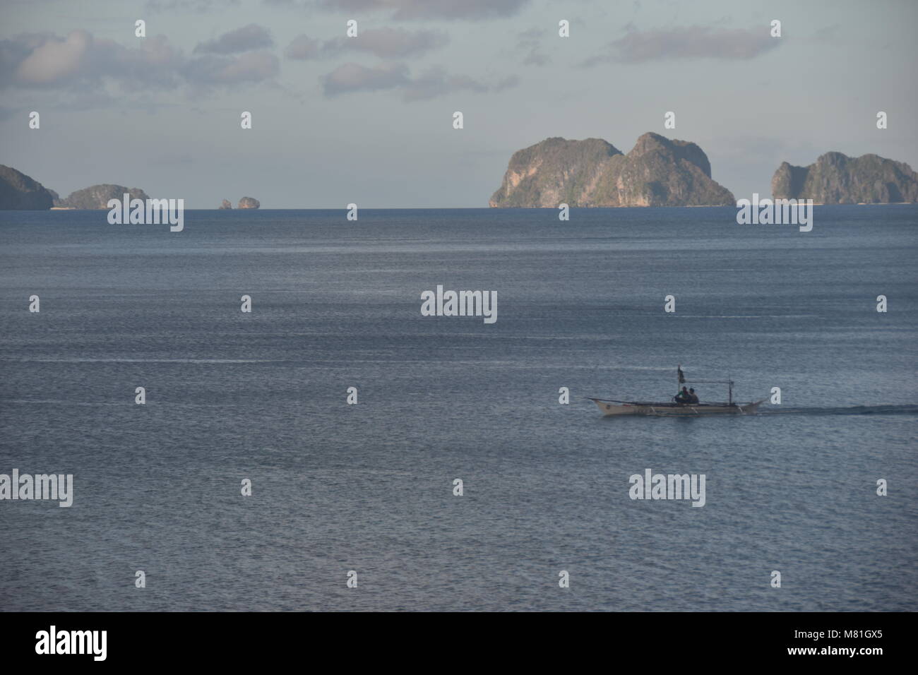 Seven Commando Beach in El nido, Palawan, Philippines Stock Photo - Alamy