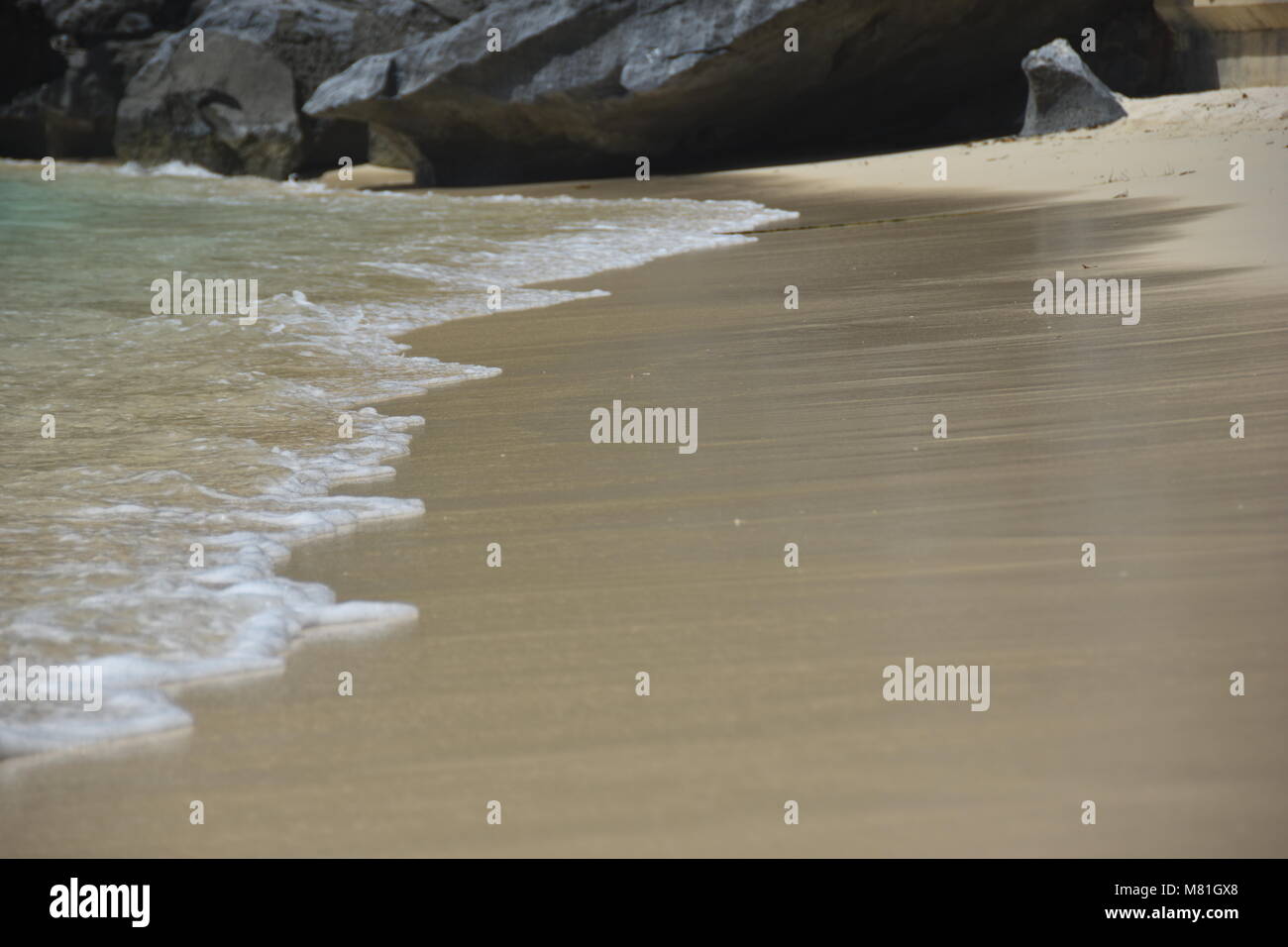 Seven Commando Beach in El nido, Palawan, Philippines Stock Photo - Alamy