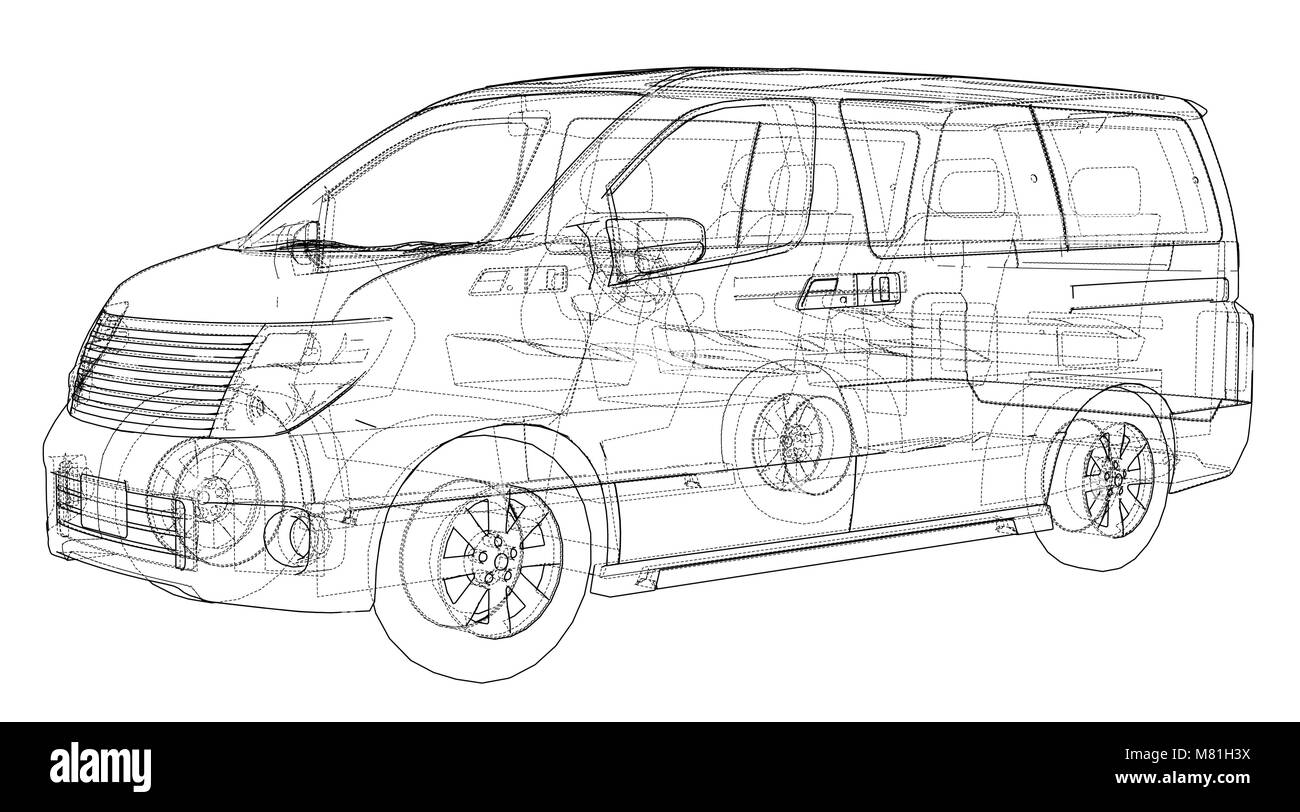 Concept car. Vector Stock Vector Image & Art - Alamy