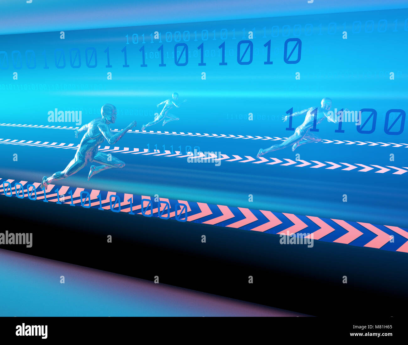Future human science and technology, network connection speed ...