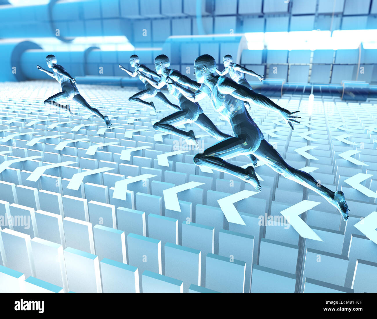 Future human science and technology, network connection speed ...