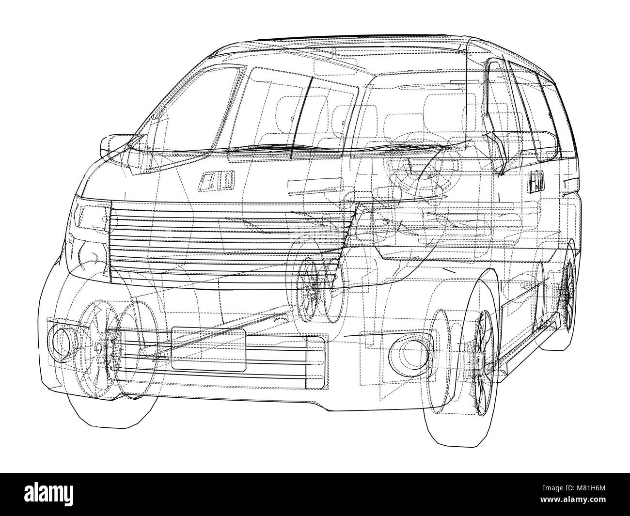 Concept car. Vector Stock Vector Image & Art - Alamy