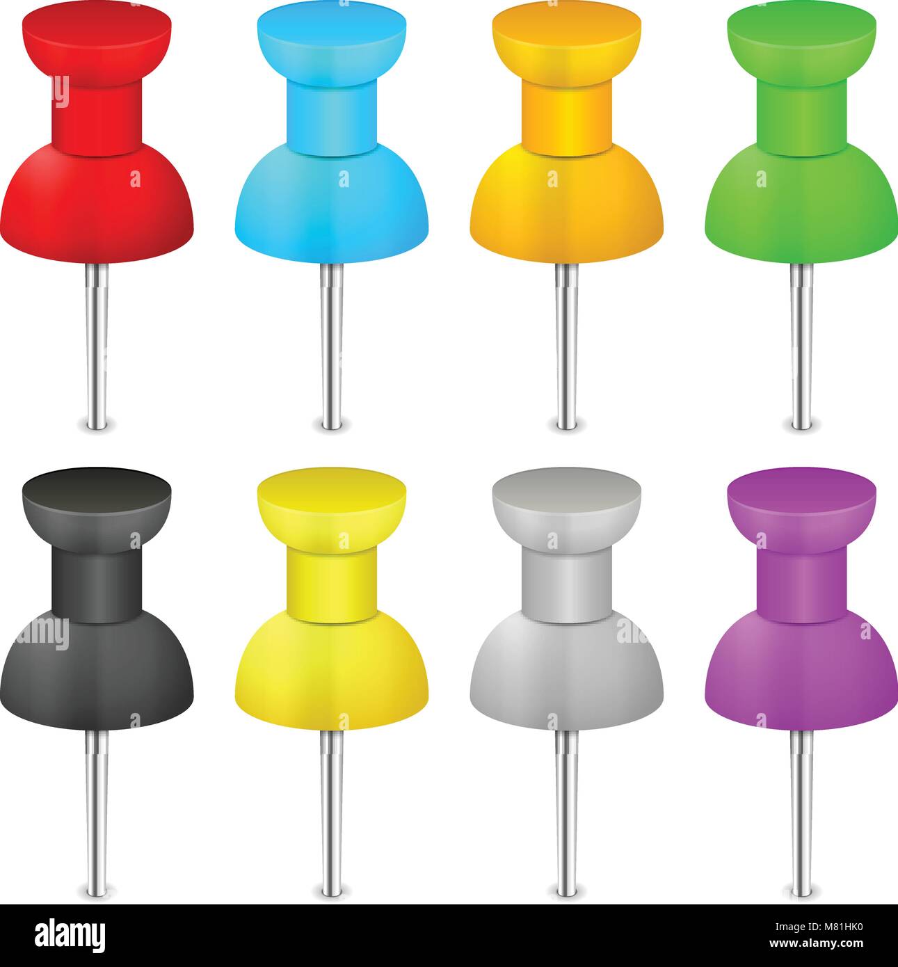 Map marker set on a white background Stock Vector Image & Art - Alamy