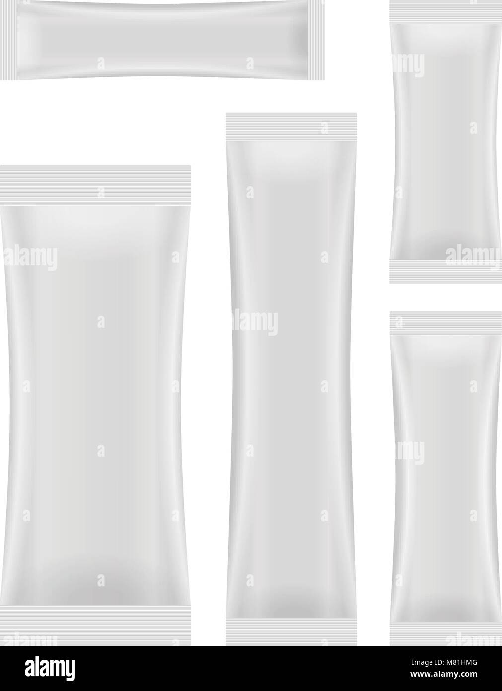 Sachet packaging on a white background Stock Vector Image & Art - Alamy