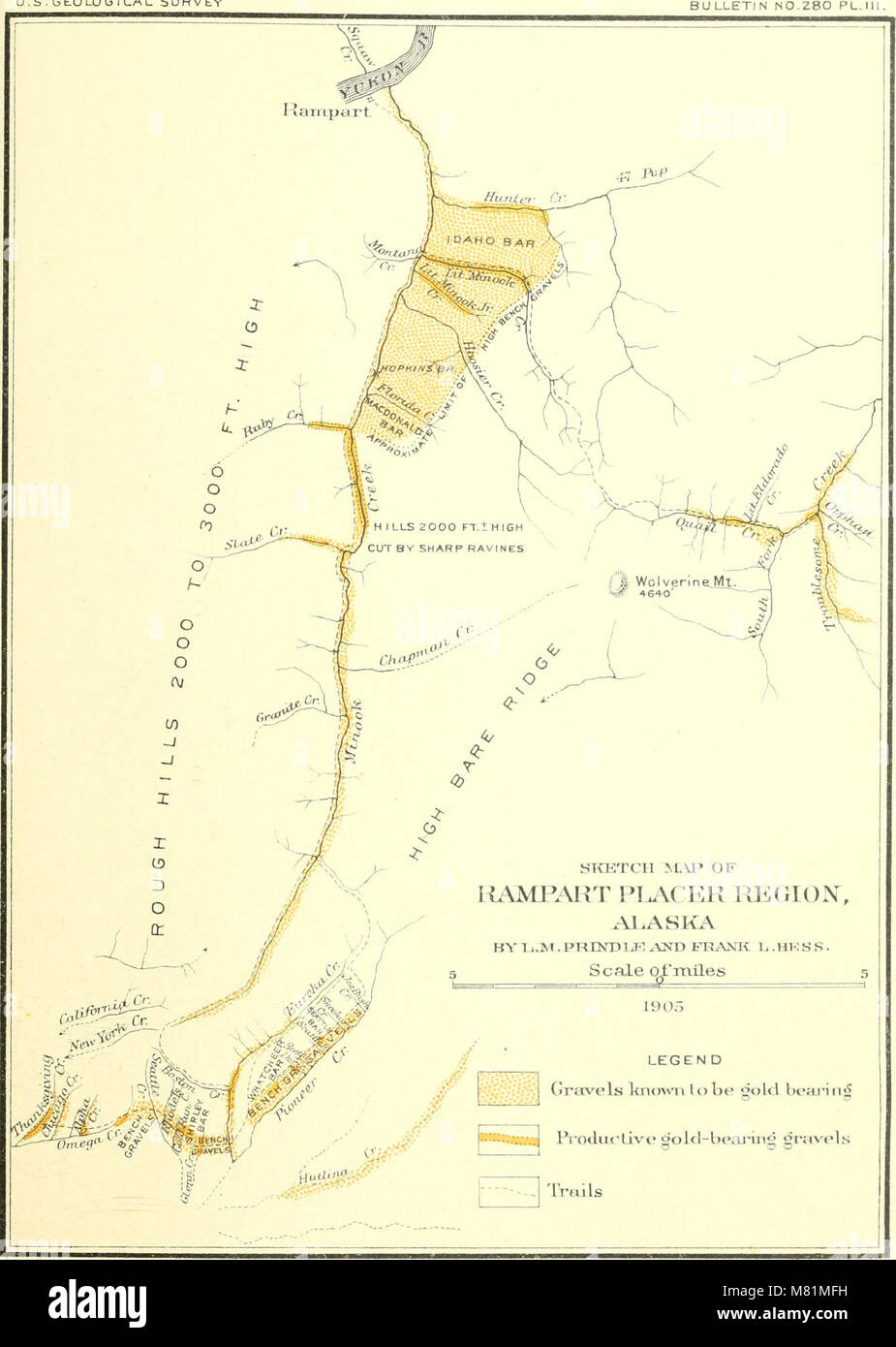 Bulletin of the United States Geological Survey-The Rampart Gold Placer ...