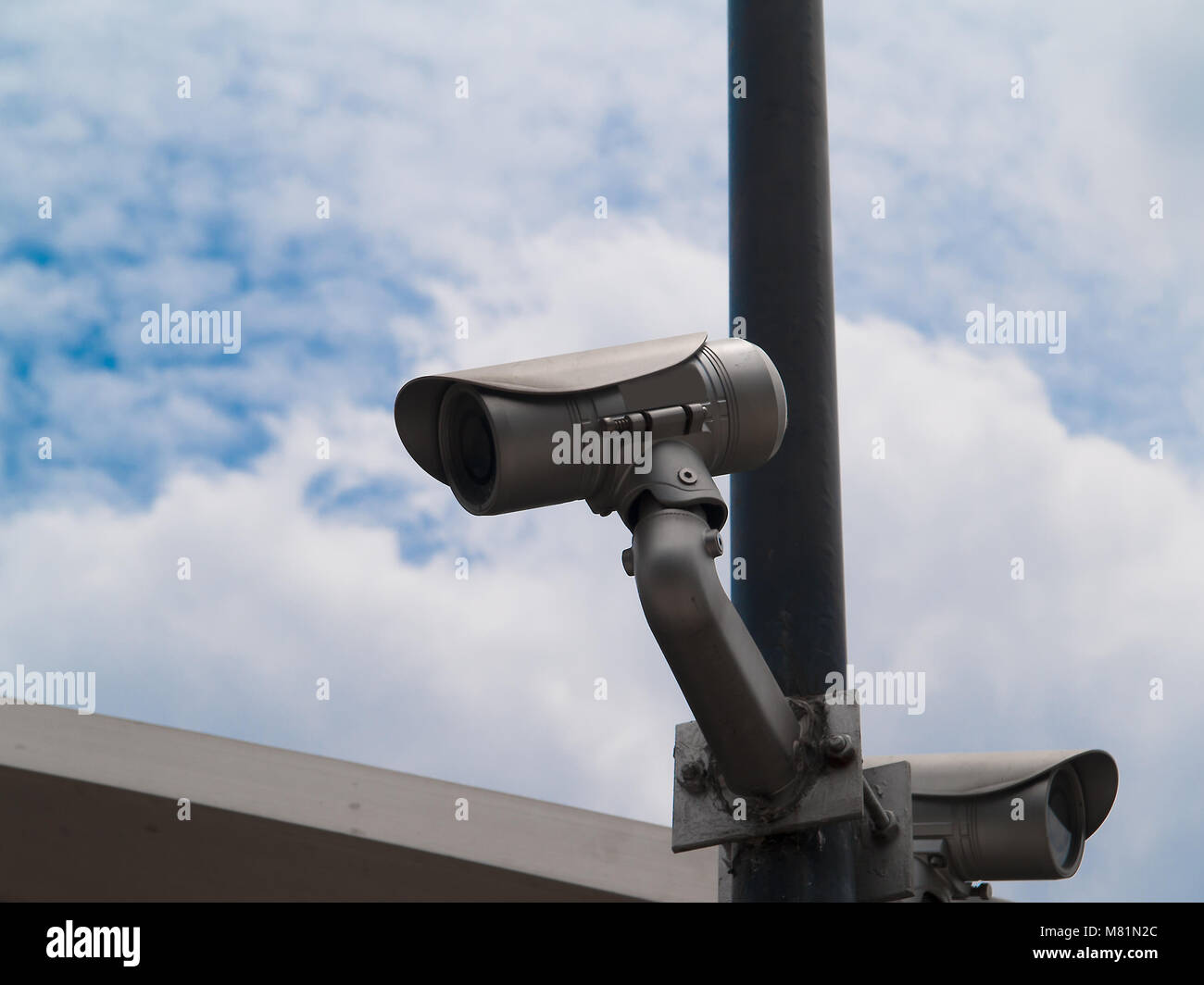 closed circuit camera , To determine what is in front Stock Photo - Alamy