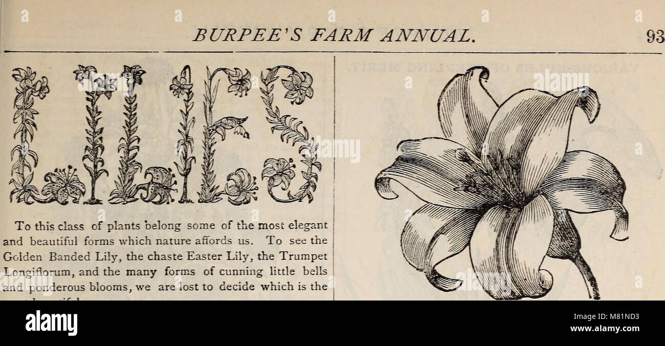 Burpee's Farm Annual (1884) is a catalog for gardeners, farmers, and ...