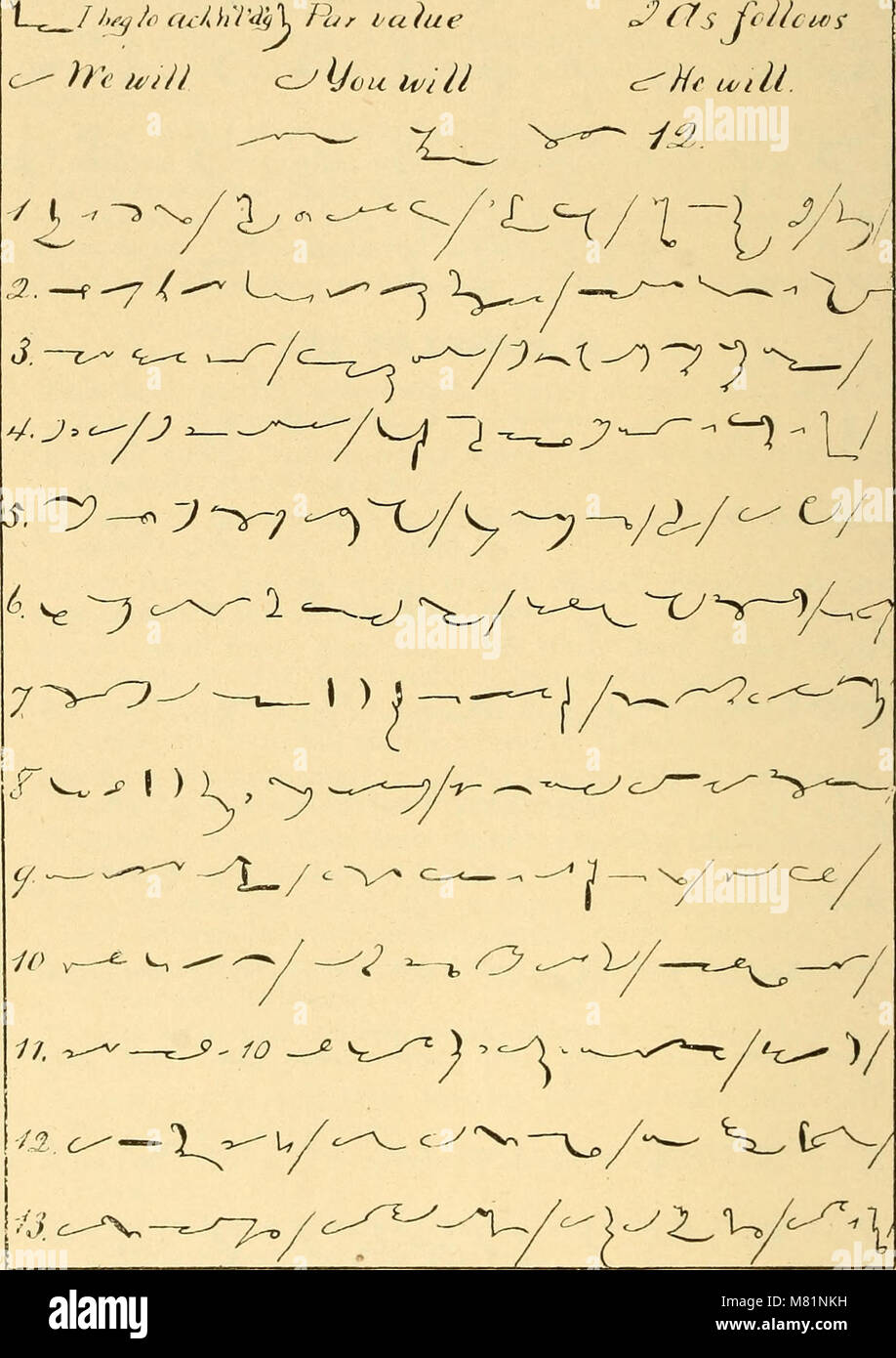 This 1898 publication on business shorthand provides methods for rapid ...