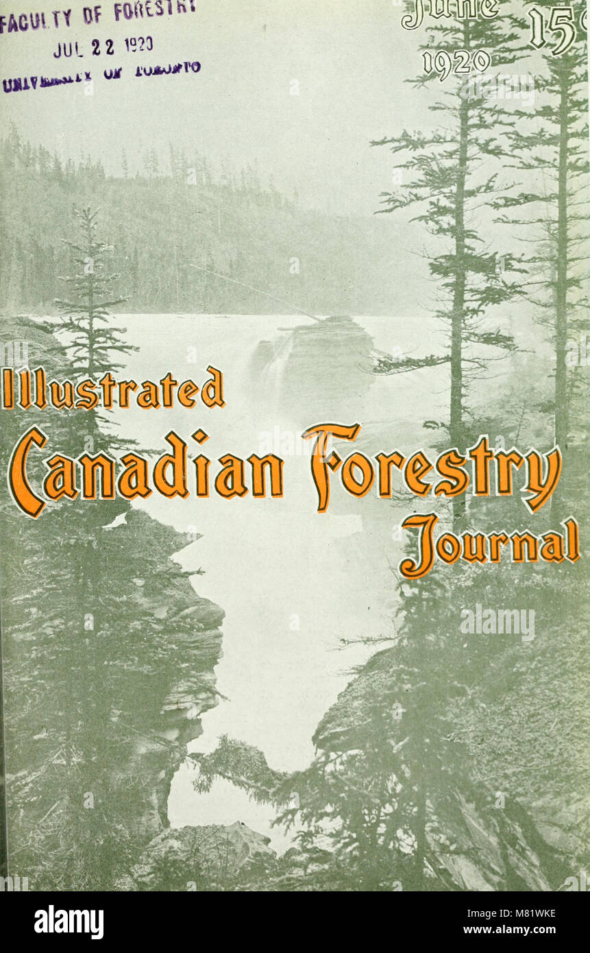 Canadian forestry journal (20336450070 Stock Photo - Alamy