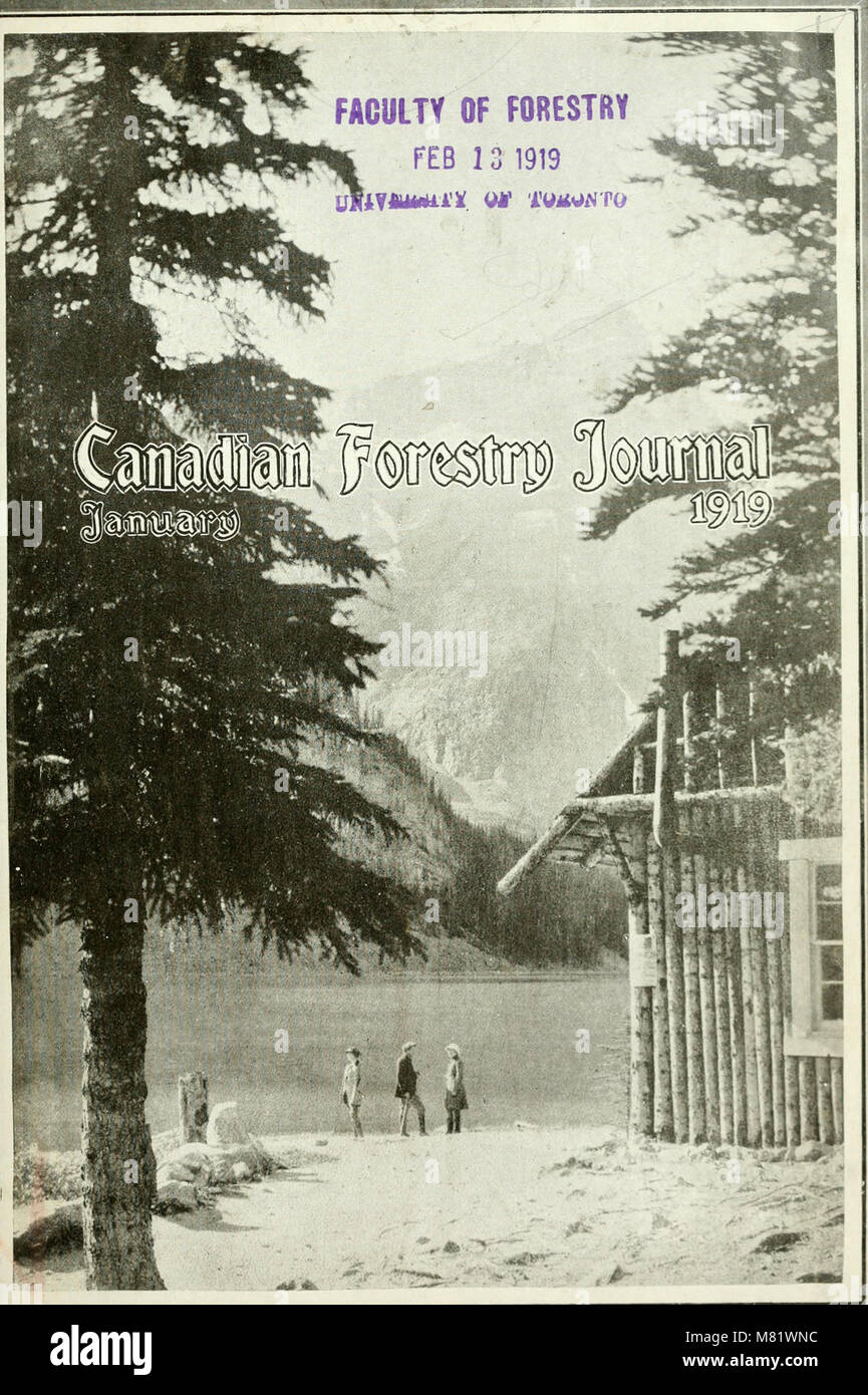 The Canadian Forestry Journal is a periodical dedicated to forestry ...