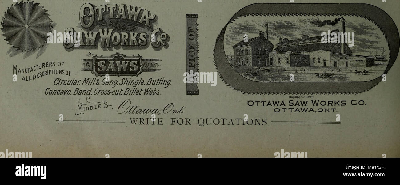 This 1896 report covers the state of Canada's forest industries during ...