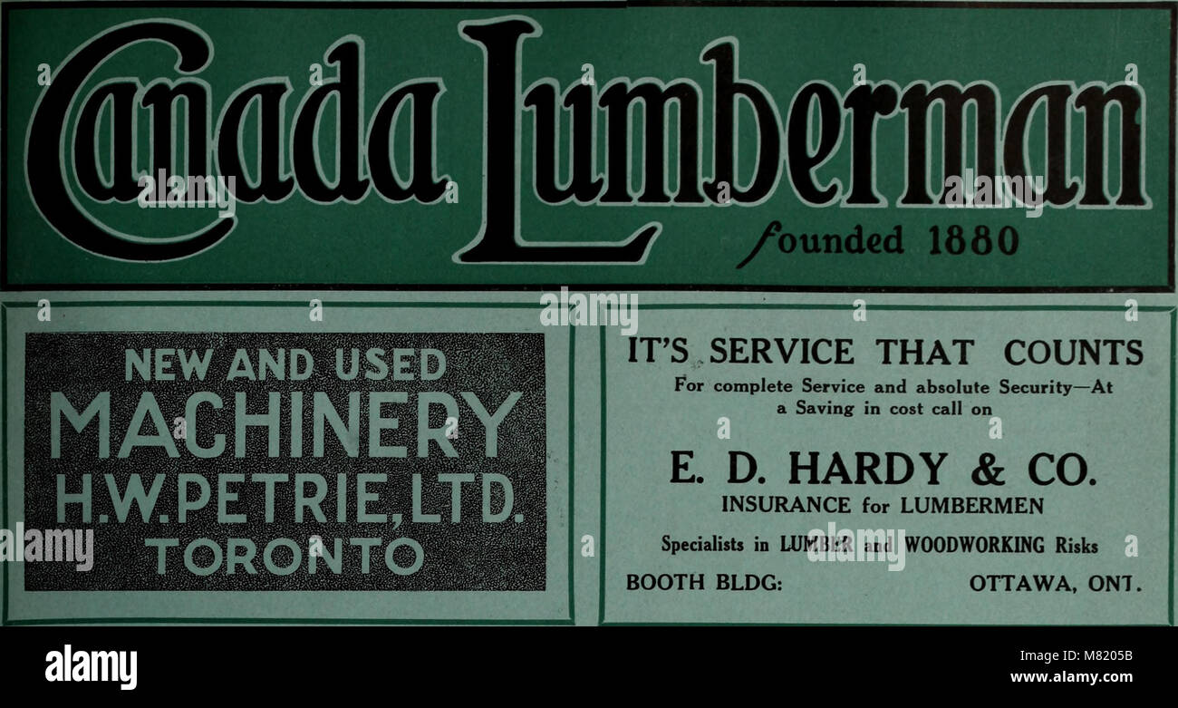 This report from 1922 highlights the state of Canadian forest ...