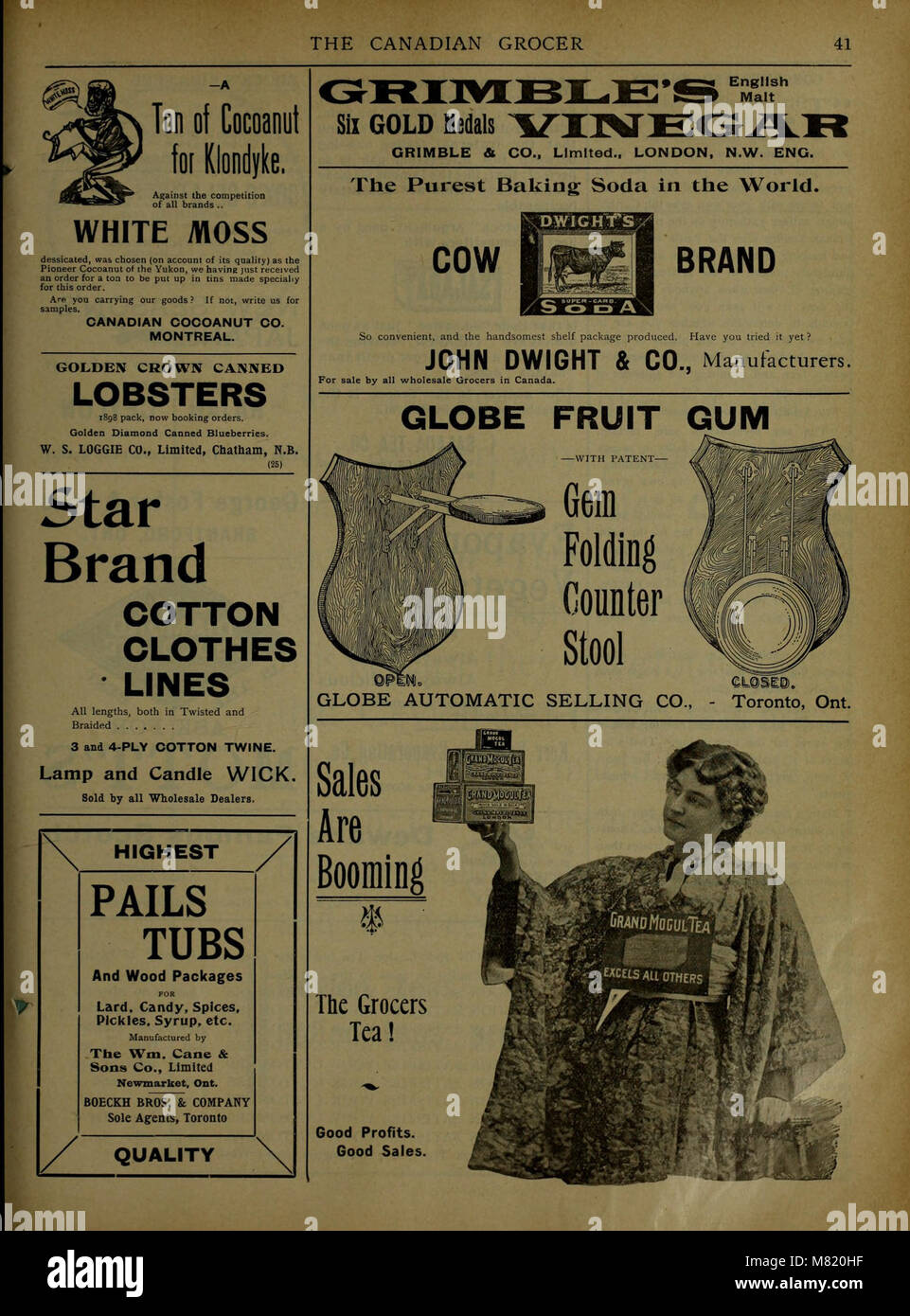 Canadian grocer January-June 1898 (1898) (14596980520 Stock Photo - Alamy