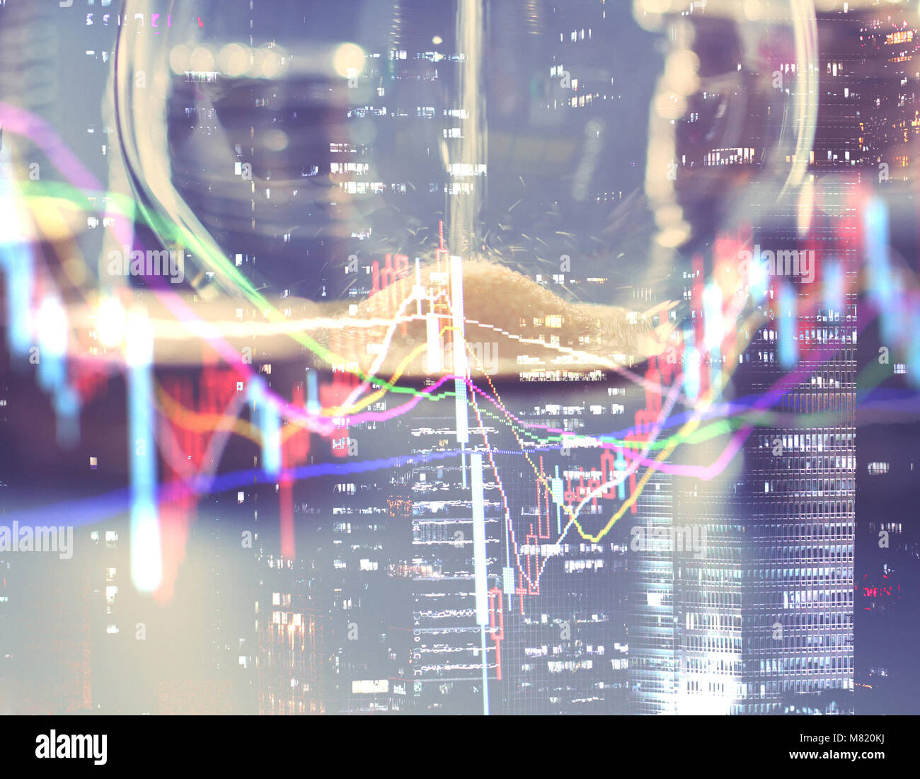 K line chart hi-res stock photography and images - Alamy