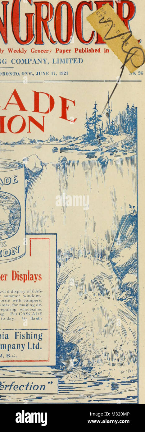 The 1921 Canadian Grocer publication provides insights into the grocery ...