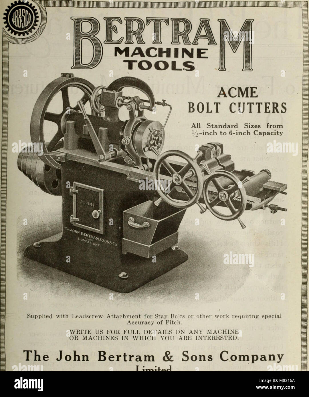 Canadian Machinery and Metalworking (1919) covers developments in the ...