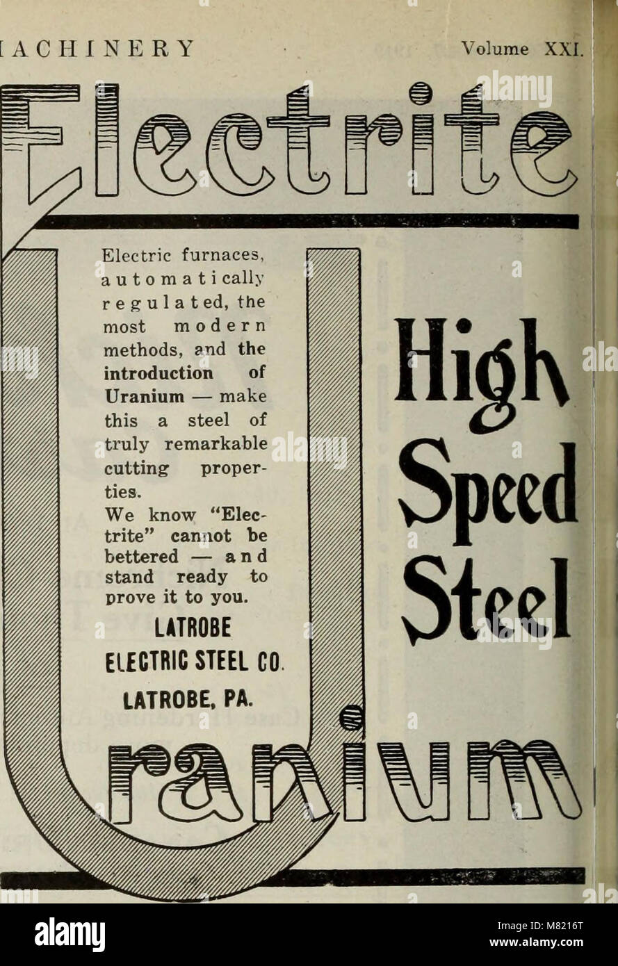 'Canadian Machinery and Metalworking' (1919) covers the developments in ...