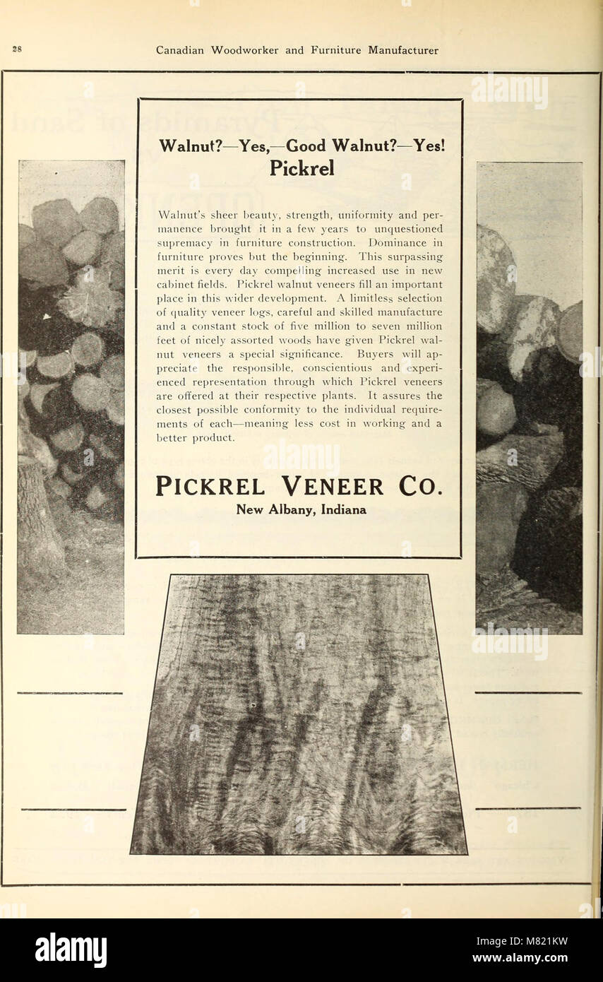 Canadian wood products industries (1922) (14780500481 Stock Photo - Alamy