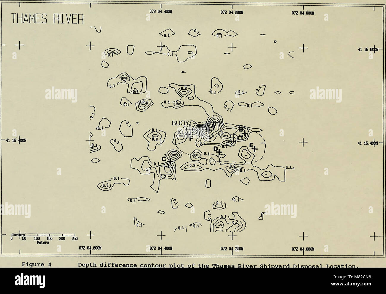 Capping survey at the New London disposal site, February 3, 1989 (1990 ...