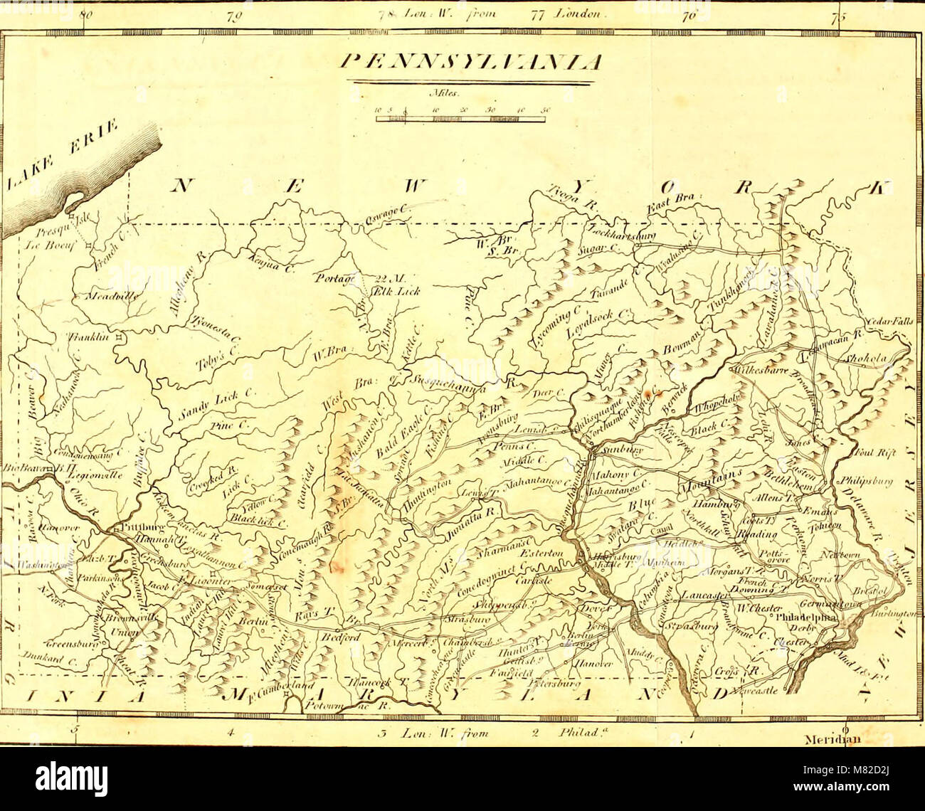 Careyâ€™s American Pocket Atlas (1801) includes maps of the United ...