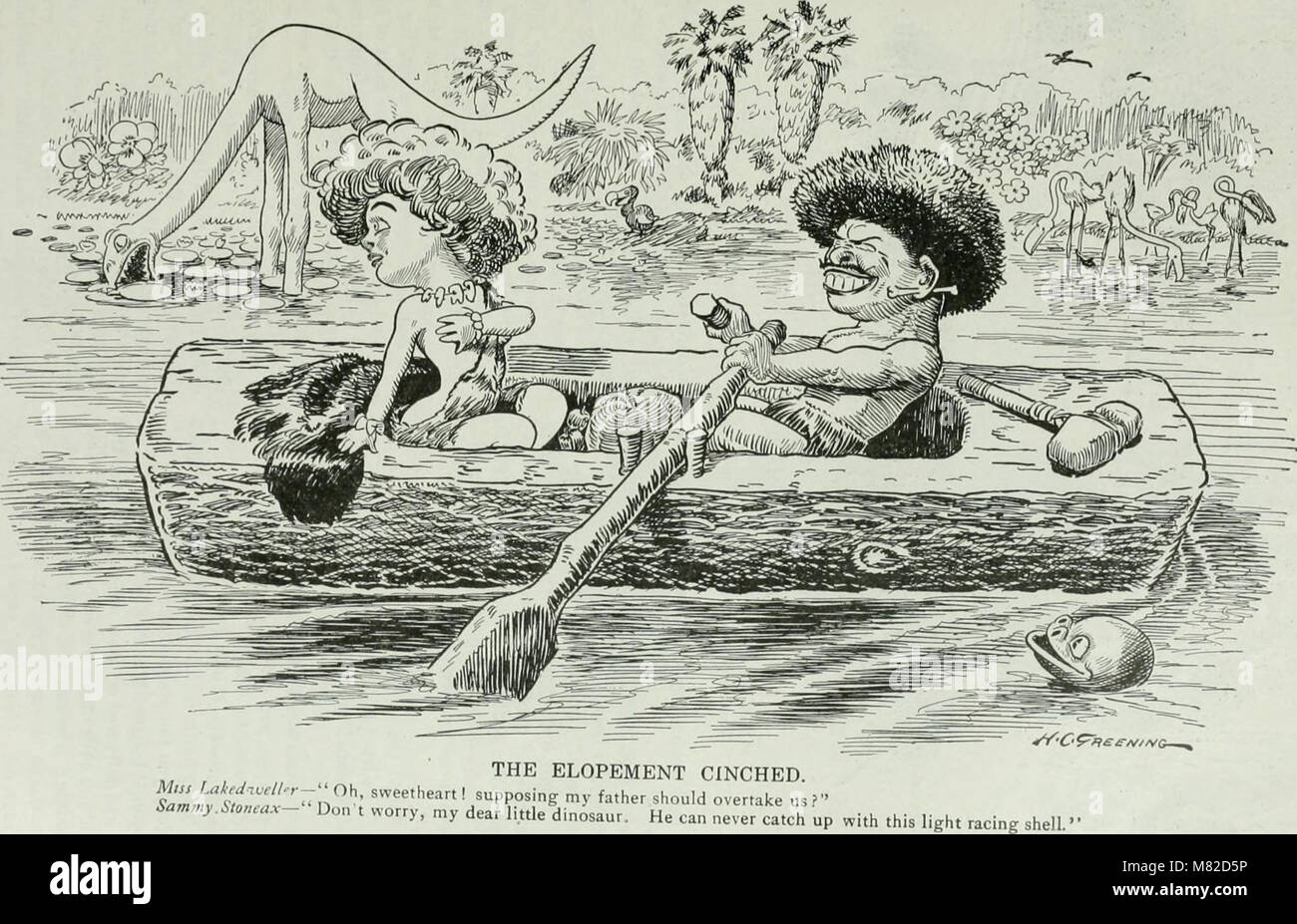 This 1911 book showcases caricatures that depict the wit and humor of a ...