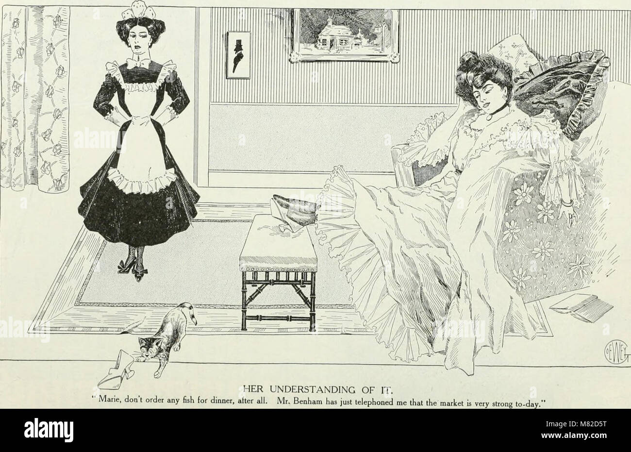 This 1911 book offers a collection of caricatures, humorous ...