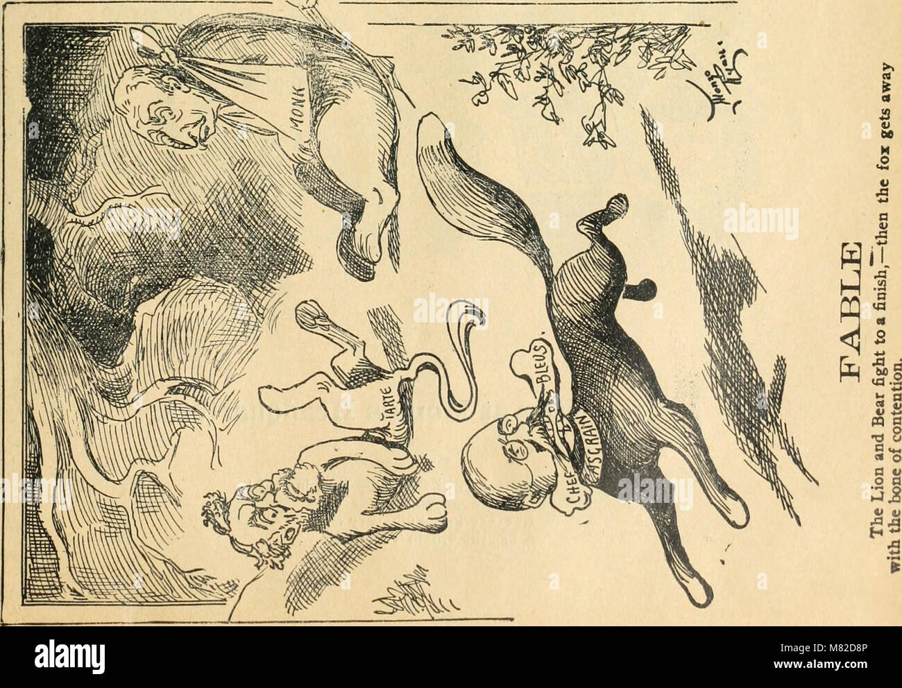 This 1904 collection of political caricatures provides a visual ...