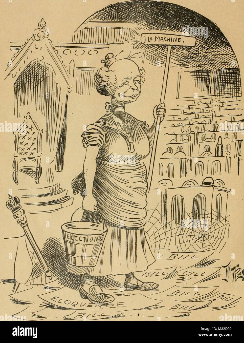 In this 1904 political cartoon hi-res stock photography and images - Alamy