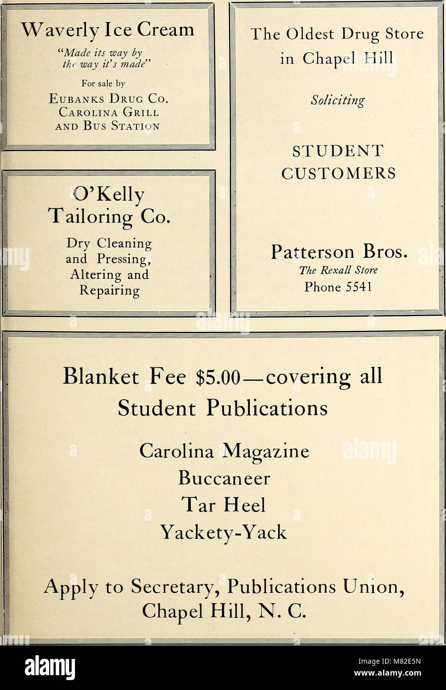 The 1921 edition of the Carolina Magazine covers a wide range of topics ...