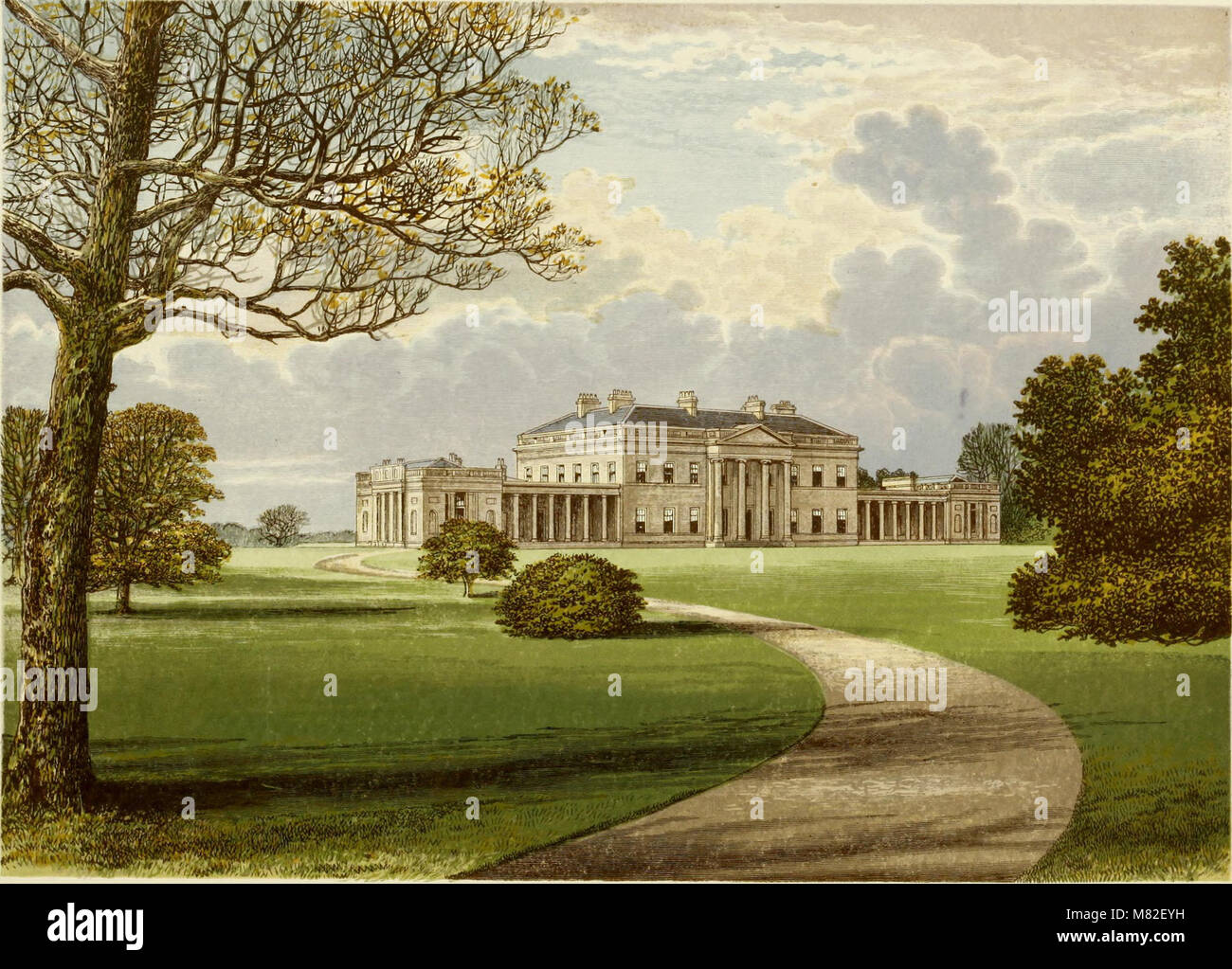 This illustration of Castle Coole, from the 1840 collection 'A Series ...