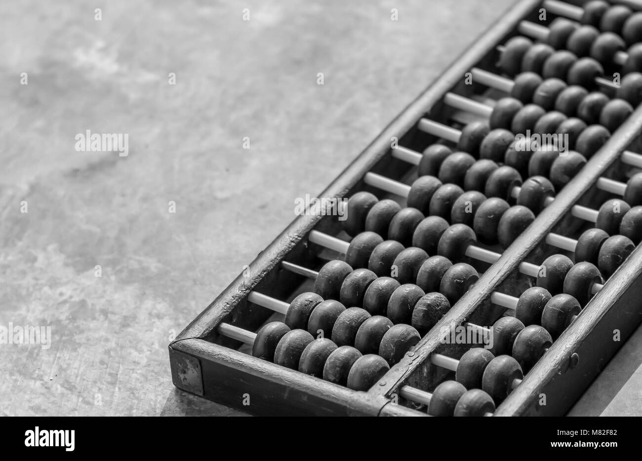 Wooden abacus Black and White Stock Photos & Images - Alamy