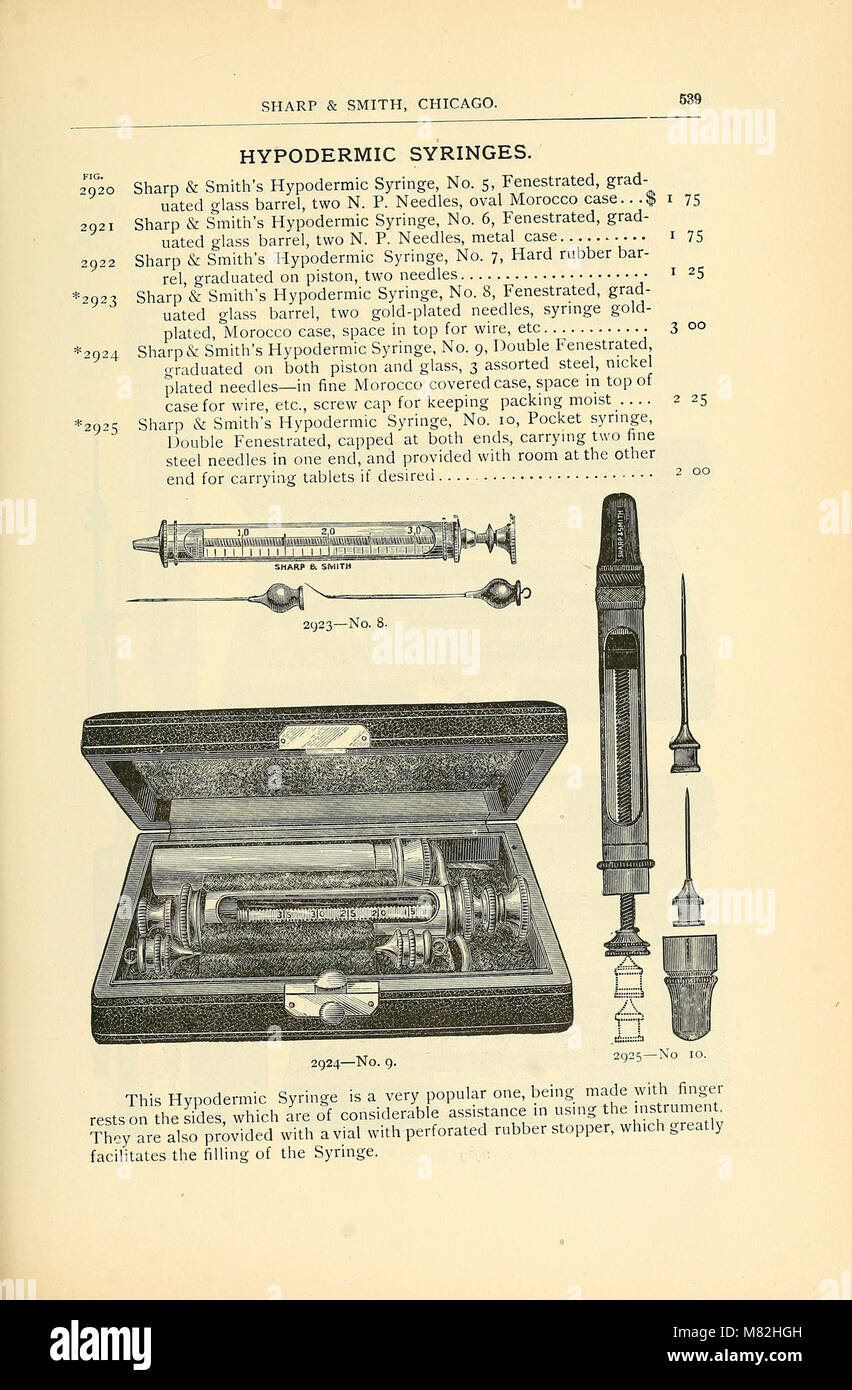 The *Catalogue of Sharp and Smith* details a range of surgical ...