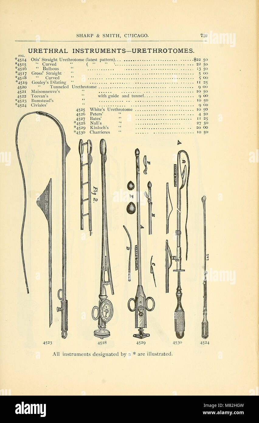The 'Catalogue of Sharp and Smith' outlines a variety of medical ...