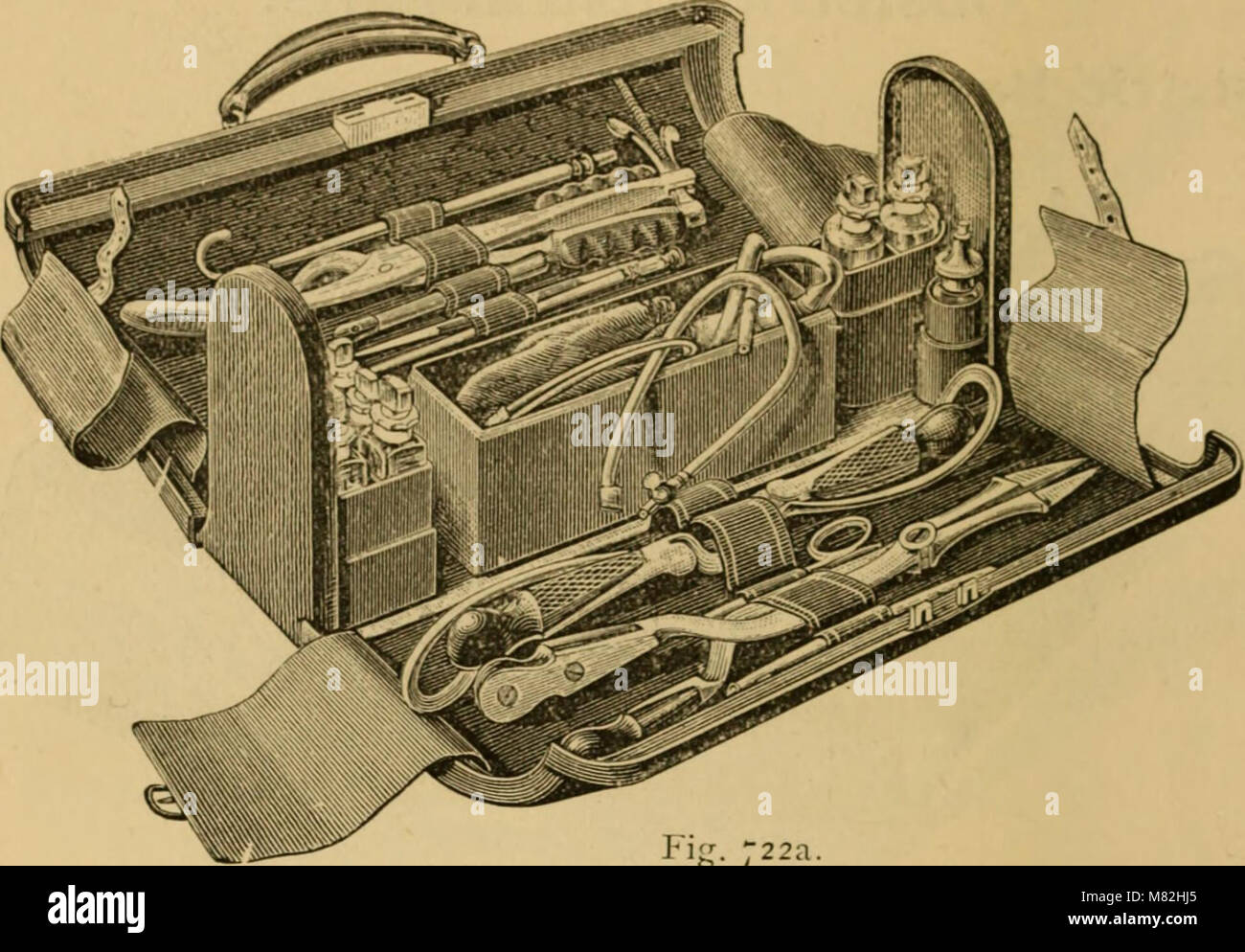 Old medical instruments illustration hi-res stock photography and ...